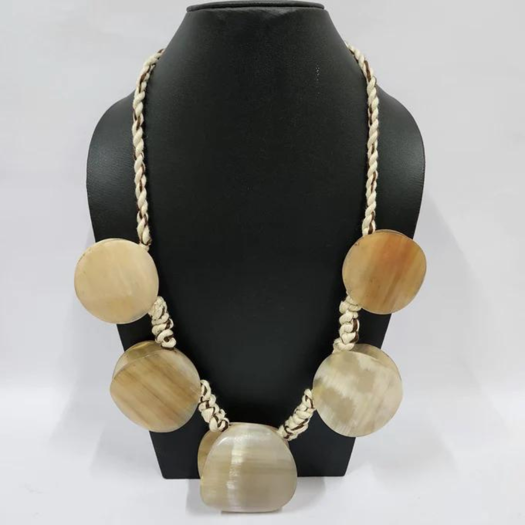 HORN NATURAL COLOR DORI NECKLACE – dastakaaristore